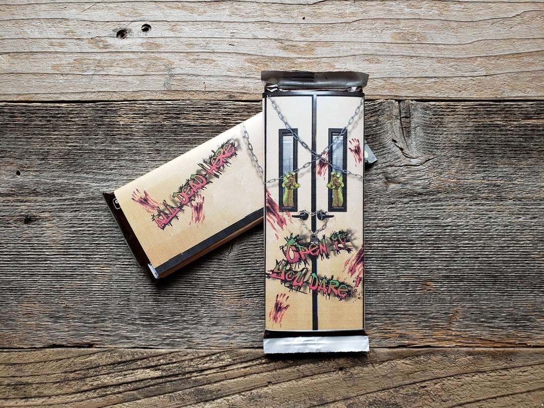 Printable Zombie Chocolate Bar Wrapper - Etsy