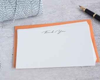 Thank You Note Set | Etsy