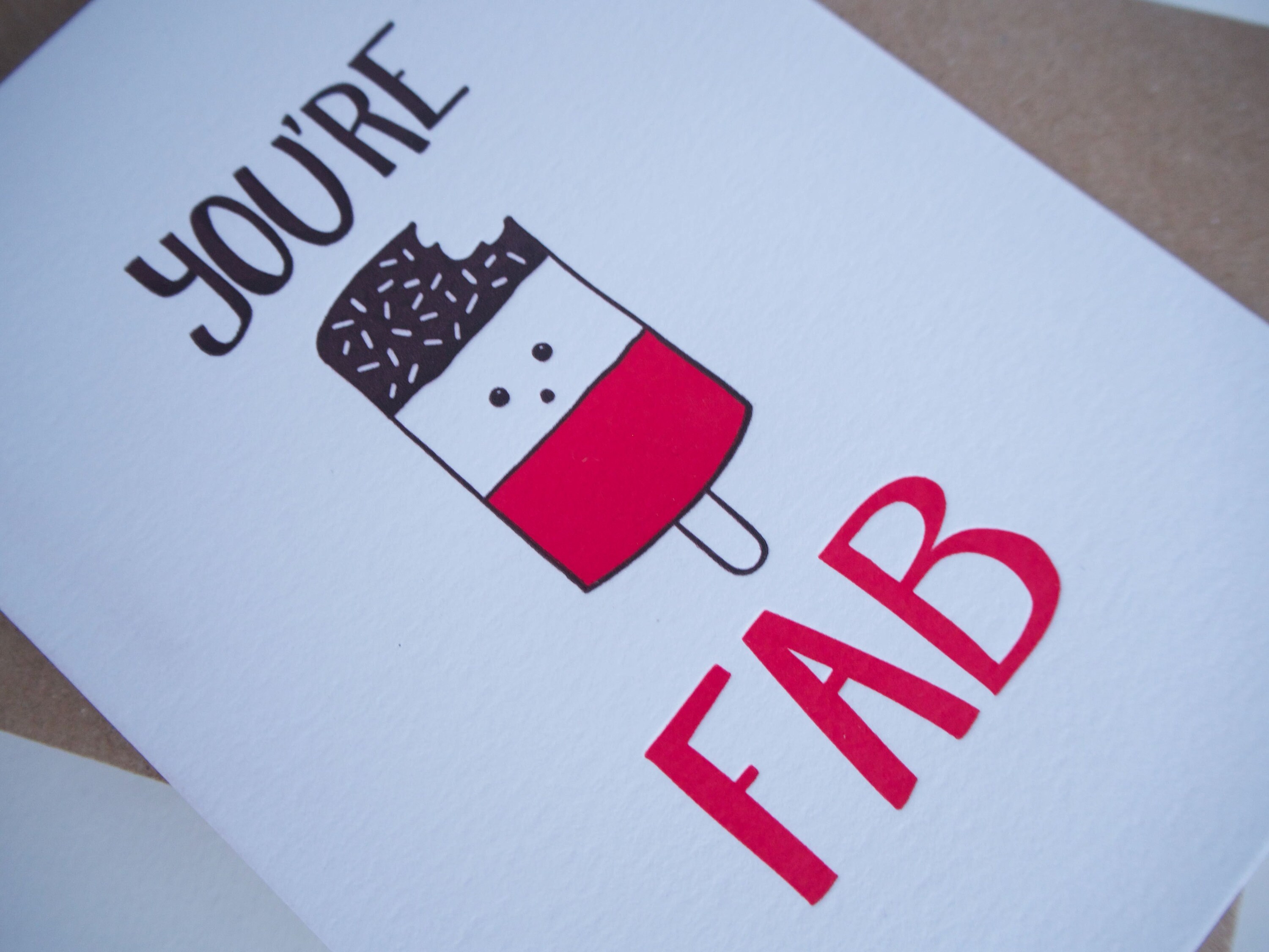 You're Fab Card | Birthday Card | General Greeting Card — Your Site Title