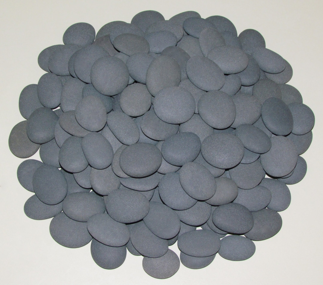 100 Satiny Smooth & Flat Basalt Beach Stones 1 - Etsy