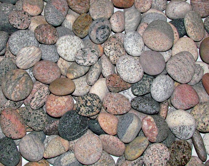 200 Lake Superior Granite Beach Stones 20 Pounds 1.5"-2" Each Hand ...