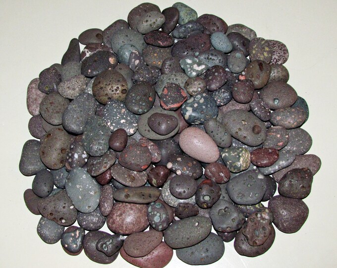 200 Volcanic Basalt / Rhyolite 12 1/2 Lake Superior Beach Stones for ...