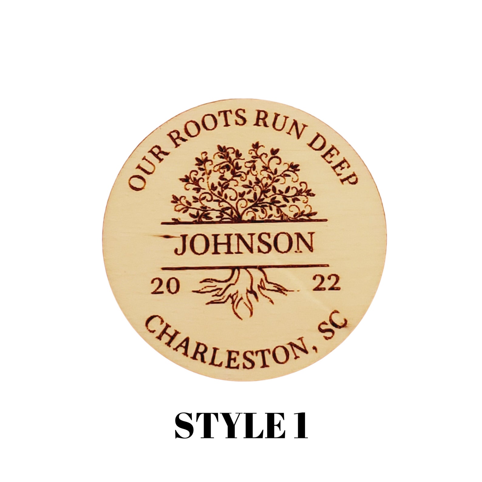 Family Reunion Our Roots Run Deep Round Favor Magnets Wooden - Etsy