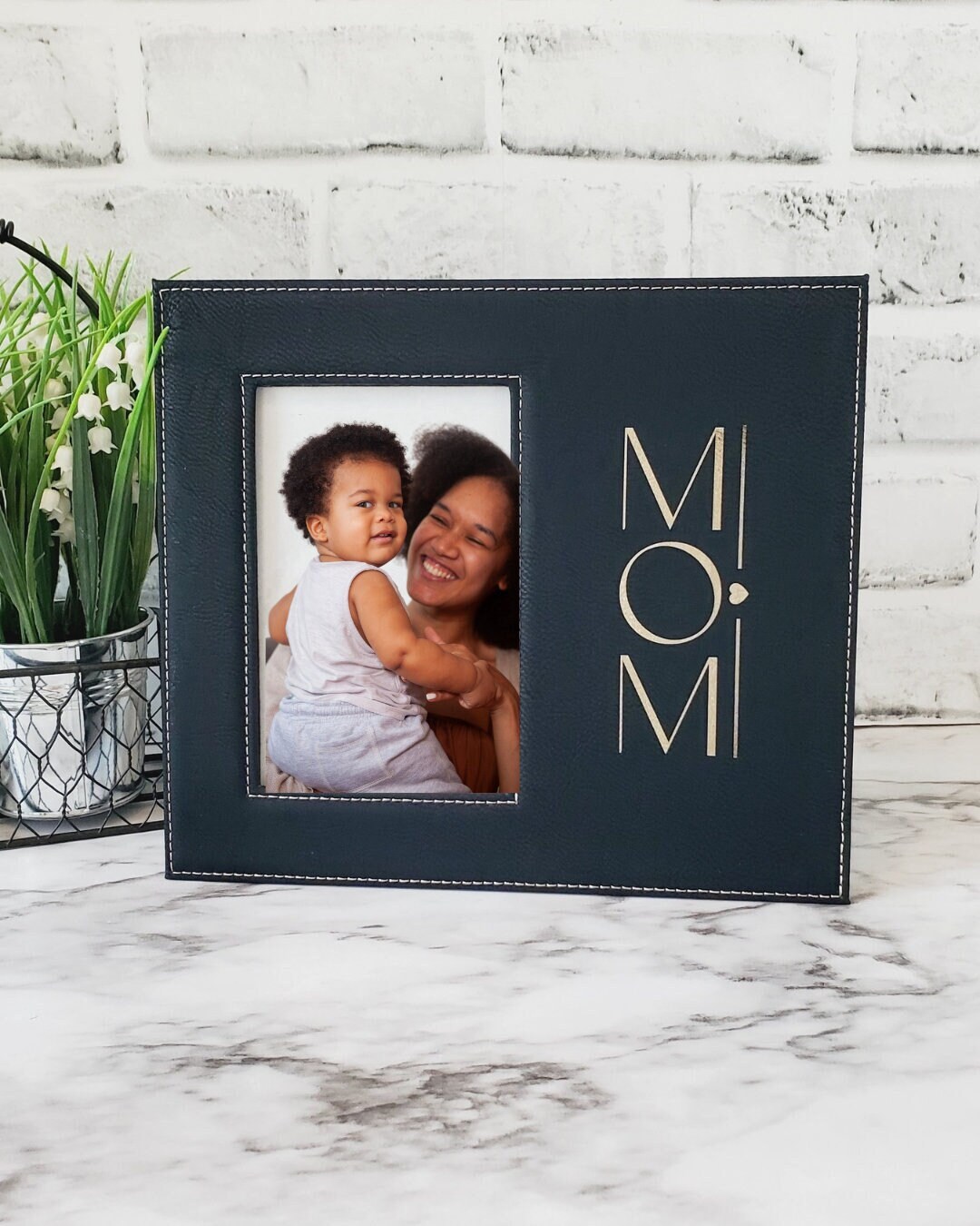 Mothers Day Picture Frame Personalized Mothers Picture Frame Vegan ...