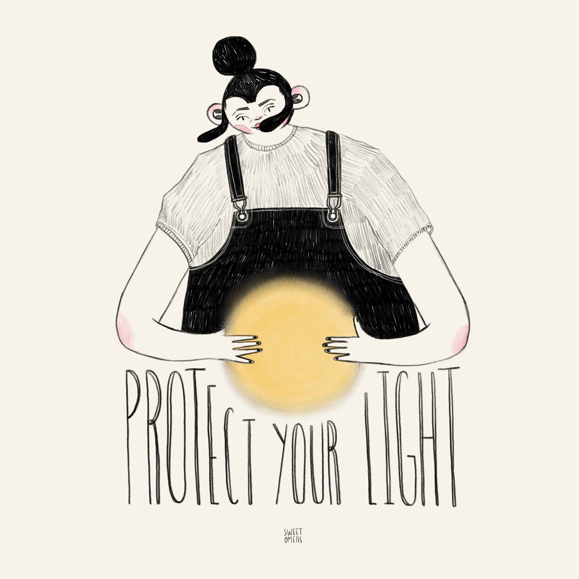 Protect Your Light Art Print - Etsy