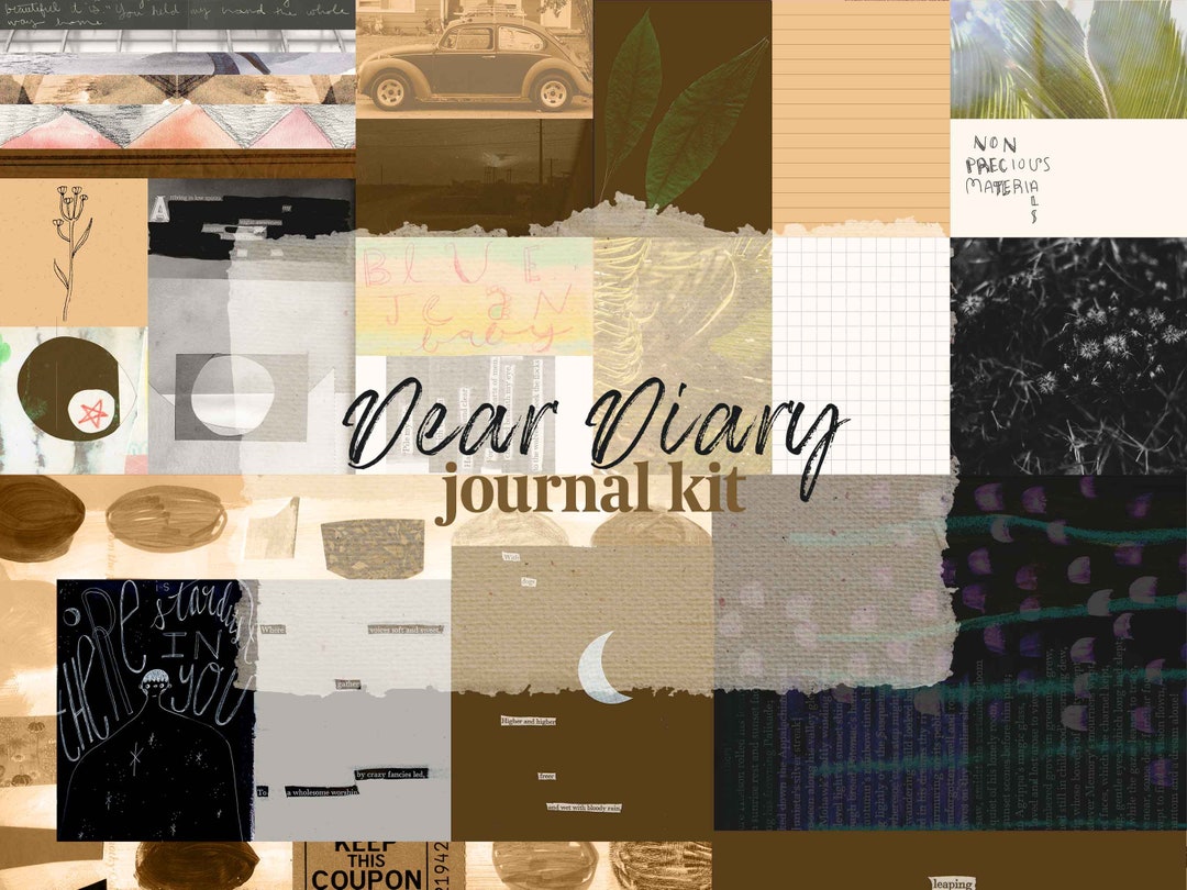 Dear Diary Handmade Journal Printables - Etsy