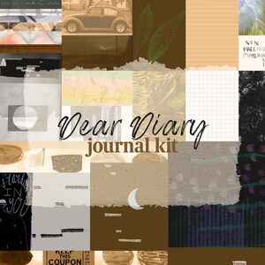 Dear Diary Handmade Journal Printables - Etsy