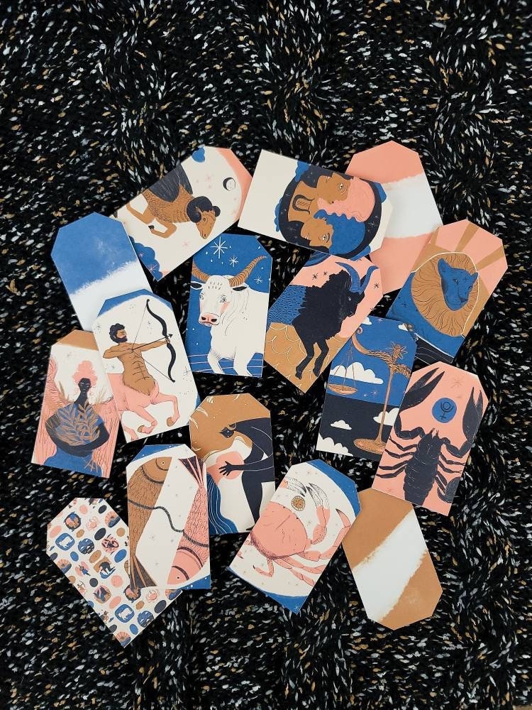 Zodiac Printable Gift Tags - Etsy