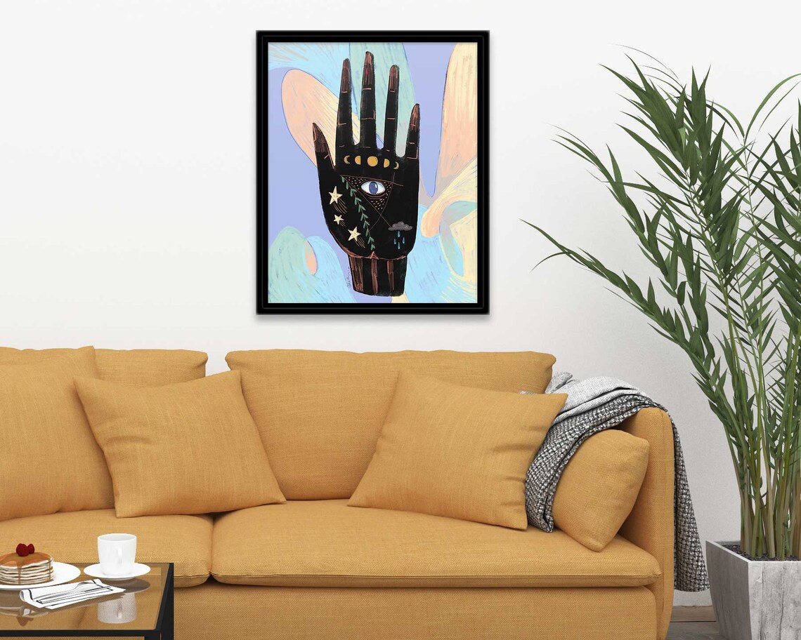 Palmistry Art Print - Etsy