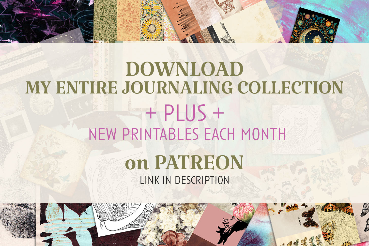 Cottagecore Journal Printables - Etsy