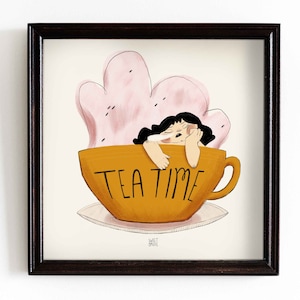 Tea Time Print - Etsy