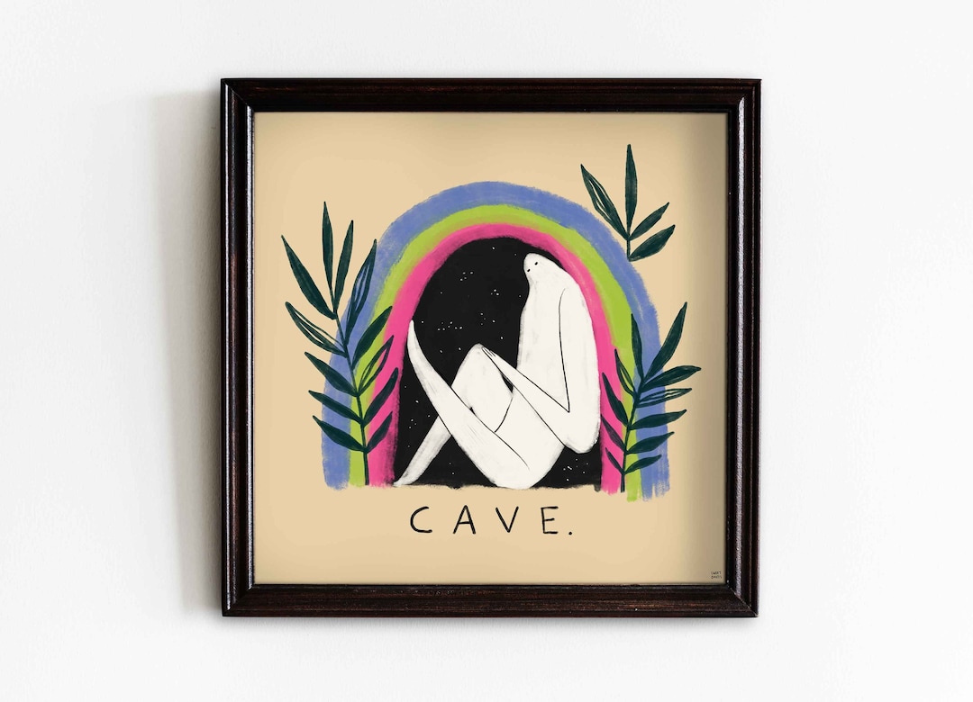 Introvert Cave Art Print - Etsy