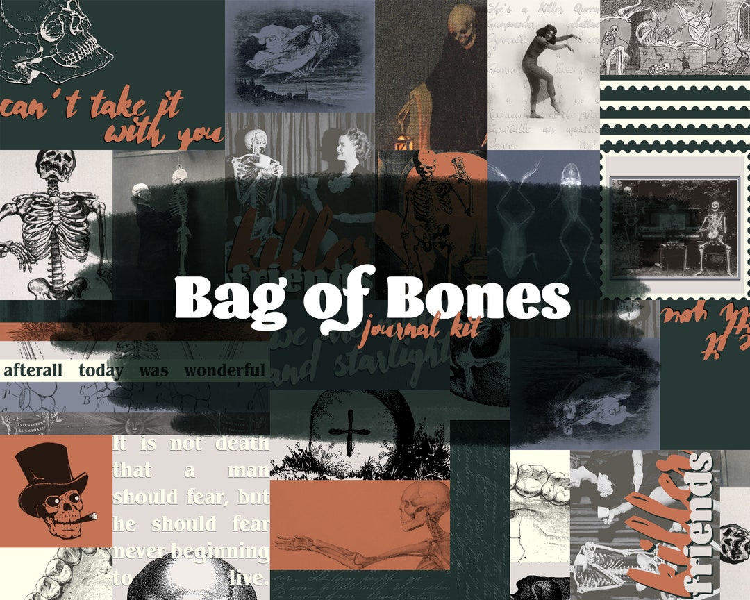 Bag of Bones Printable Journal Kit - Etsy