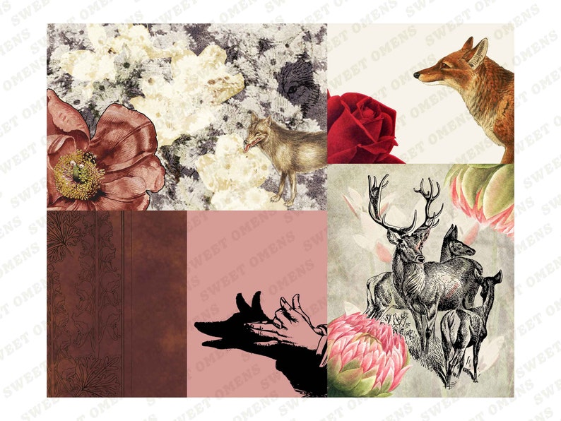 Botanical Beasts Printable Journal Kit - Etsy
