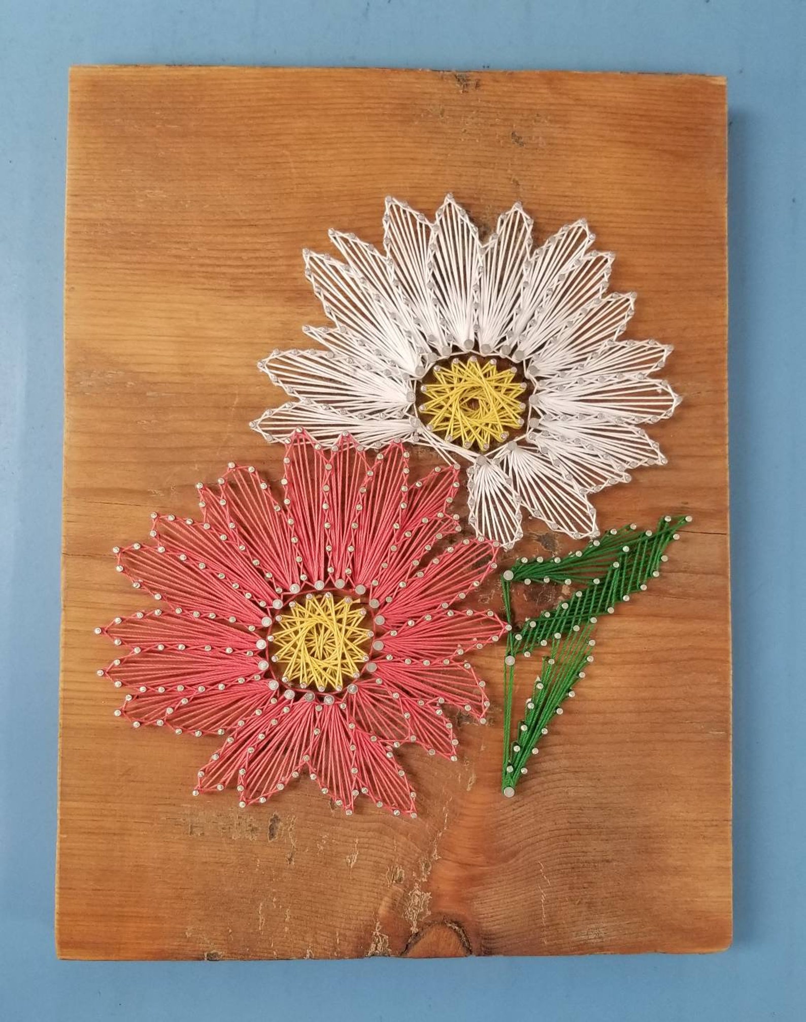 Flowers Floral Arrangement String Art - Etsy
