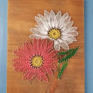 Flowers - Floral Arrangement String Art - Etsy