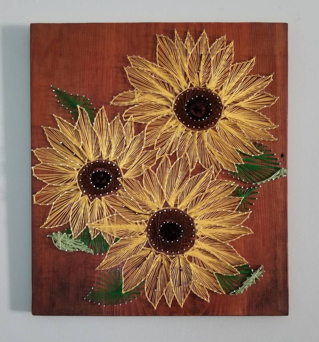 Flowers - Floral Arrangement String Art - Etsy