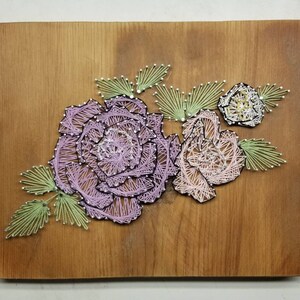 Flowers - Floral Arrangement String Art - Etsy