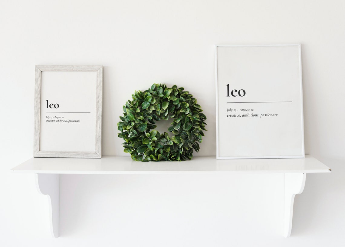 Leo Definition Traits - PRINTABLE | Horoscope Astrology Spiritual Wall ...