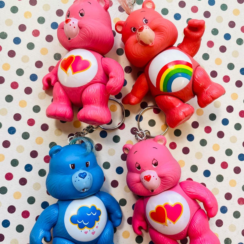 Retro Care Bears Figurine - Etsy