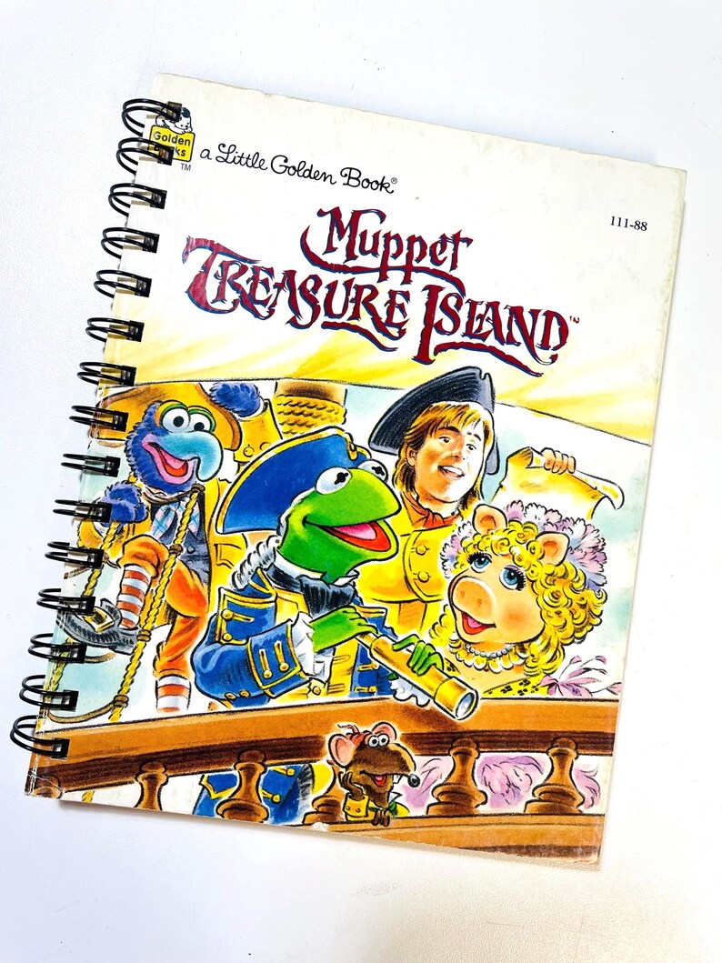 Vintage Muppet Kermit Golden Book Turning Into a Handmade Spiral Bound ...