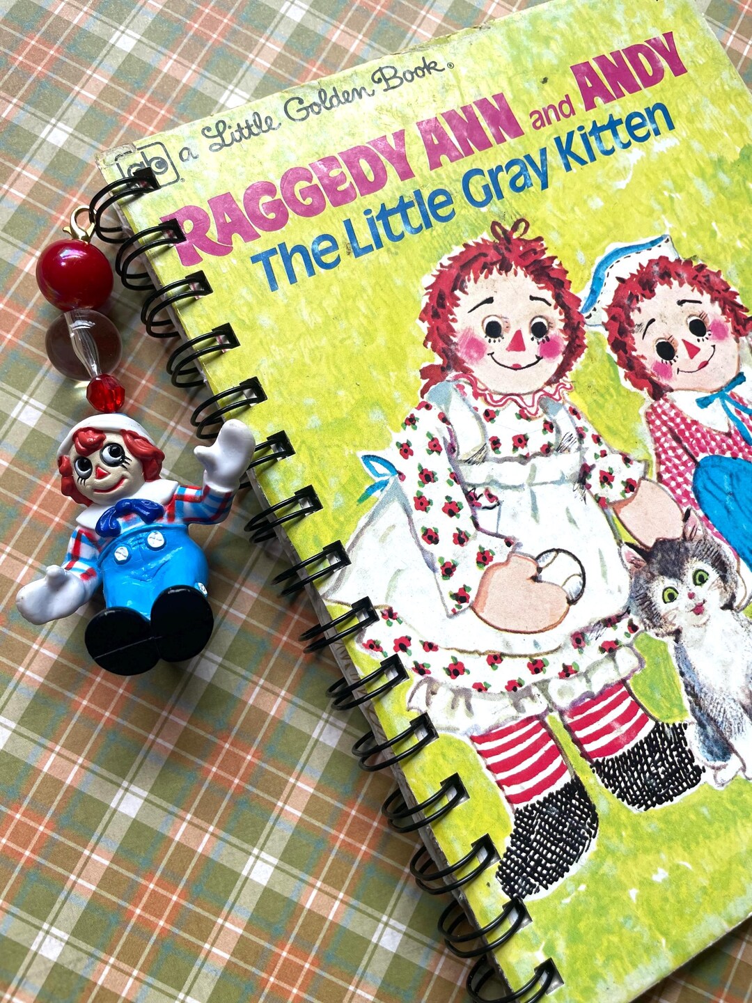 Raggedy Ann & Andy Junk Journal – "the Gray Kitty Golden Book" – Spiral ...