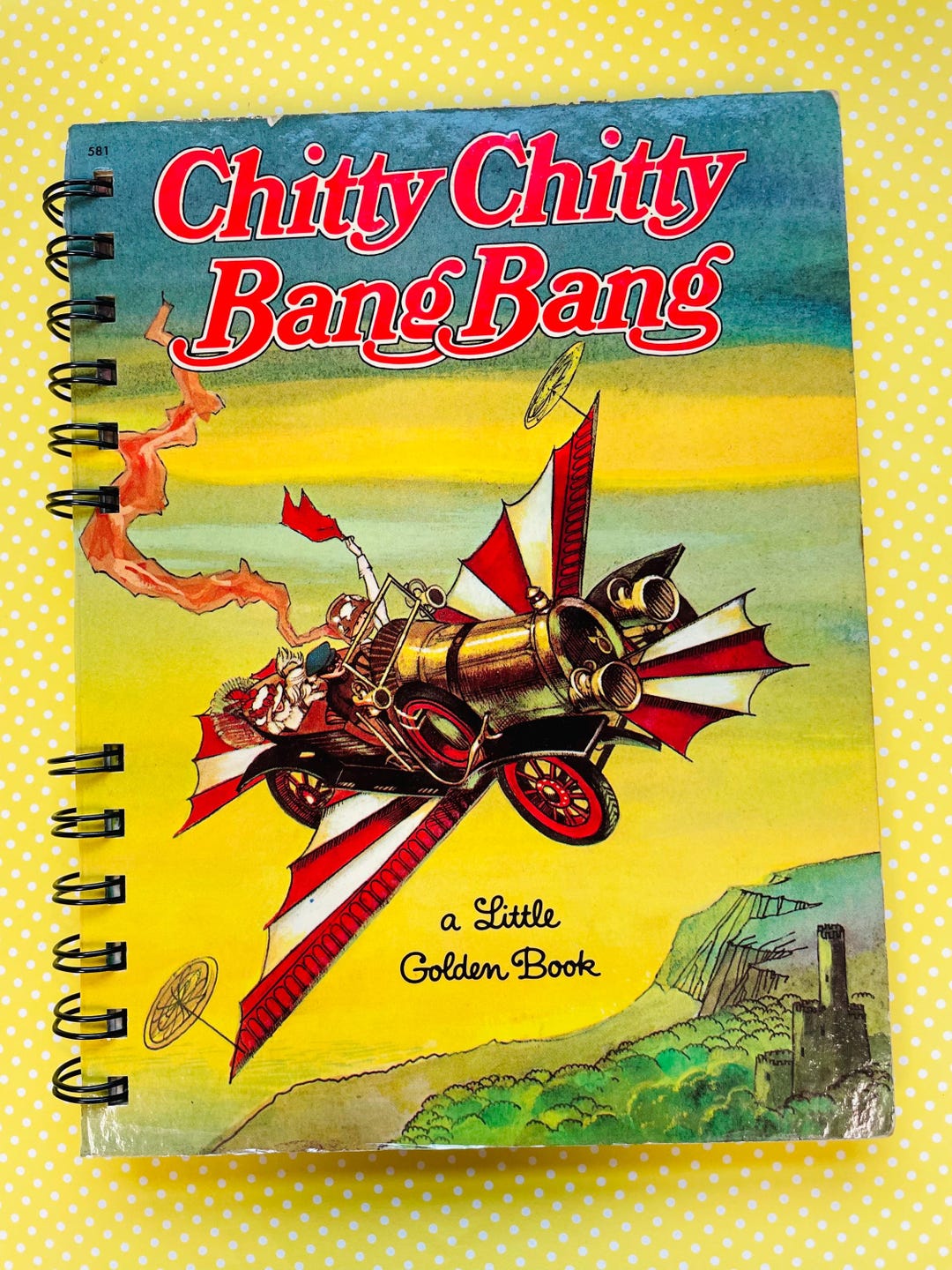 Chitty Bang Bang Upcycled Golden Book Journal (1968) – Scrapbook Pages ...