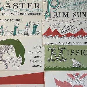 1960s Vintage Biblical Ephemera Lot 50 Paper Pack, Junk Journal Paper ...