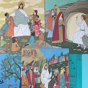 1960s Vintage Biblical Ephemera Lot 50 Paper Pack, Junk Journal Paper ...