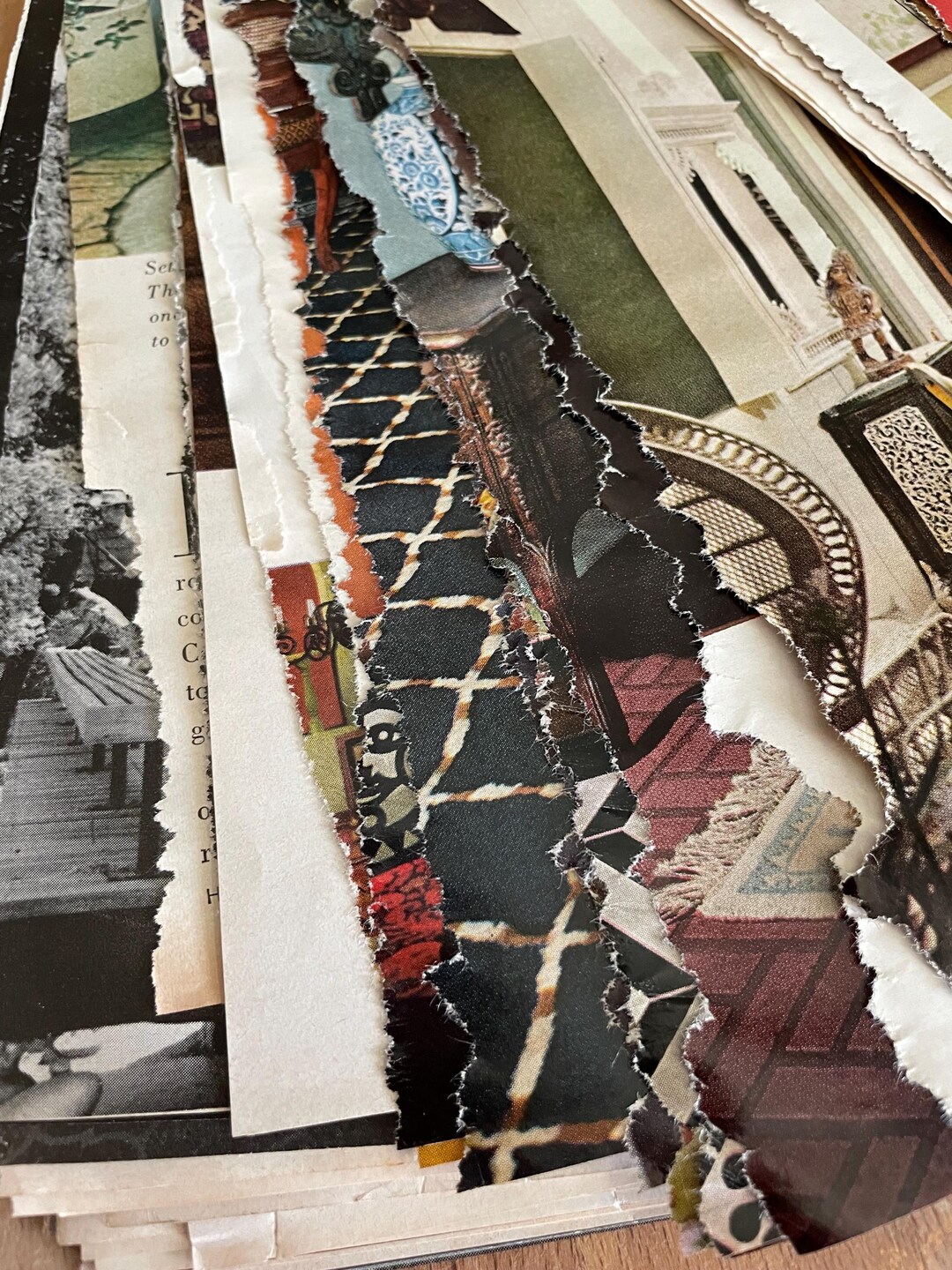 1 Pound 100 Pieces Full Page Vintage Magazine Pages 1960s Home Interior ...