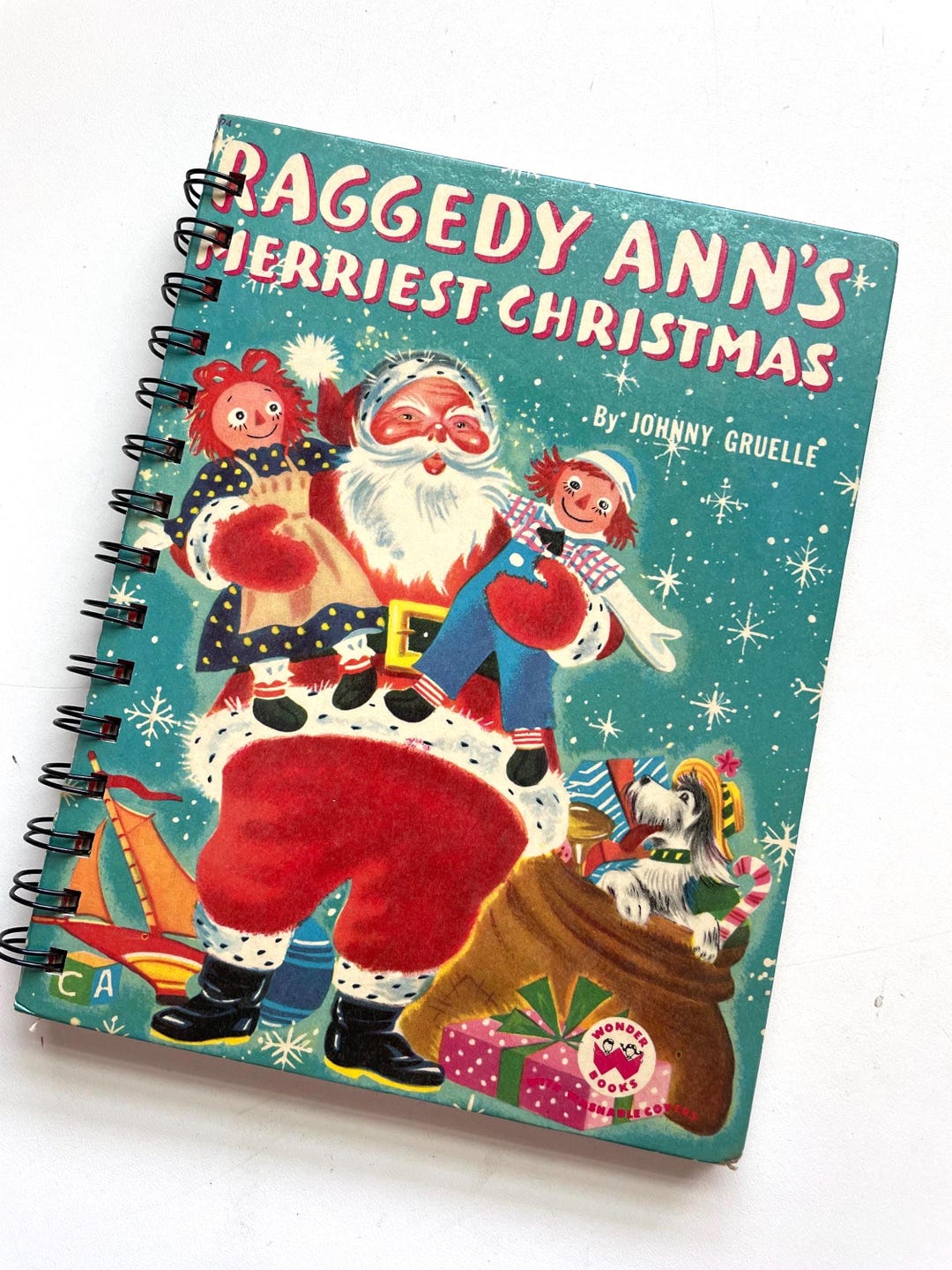 RARE Vintage 1952 "raggedy Ann's Merriest Christmas" Wonder Book ...