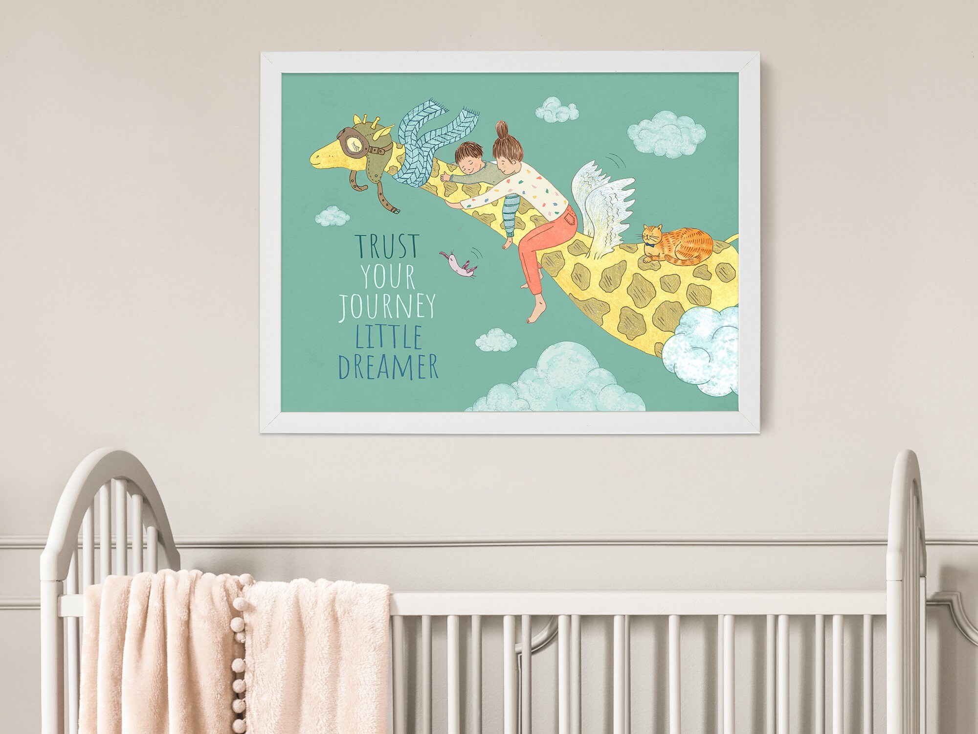 Printable Affirmation Wall Art Set of 3, Positive Quotes for Nursery ...