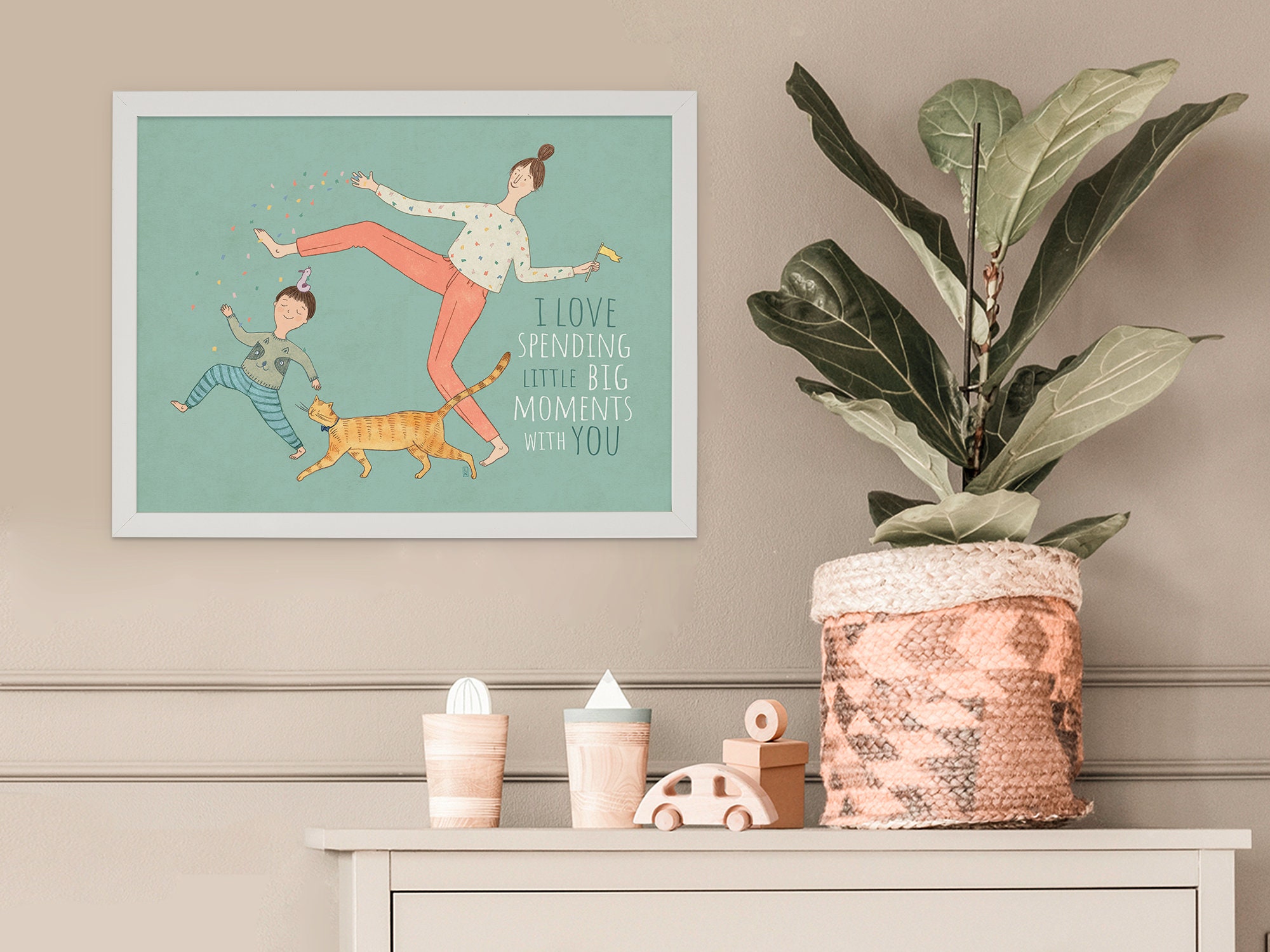 4 Printable Affirmation Wall Art for Kids Wall Decor, Colorful ...