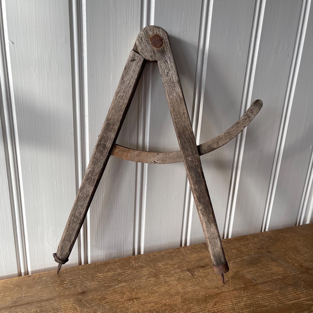 Antique Wooden Calipers Divider Tool Rustic Woodworking Compass - Etsy