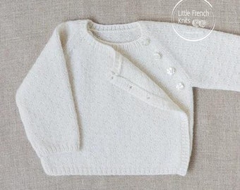 Knitting Pattern Baby Wool Sweater Instructions in English PDF Sizes ...