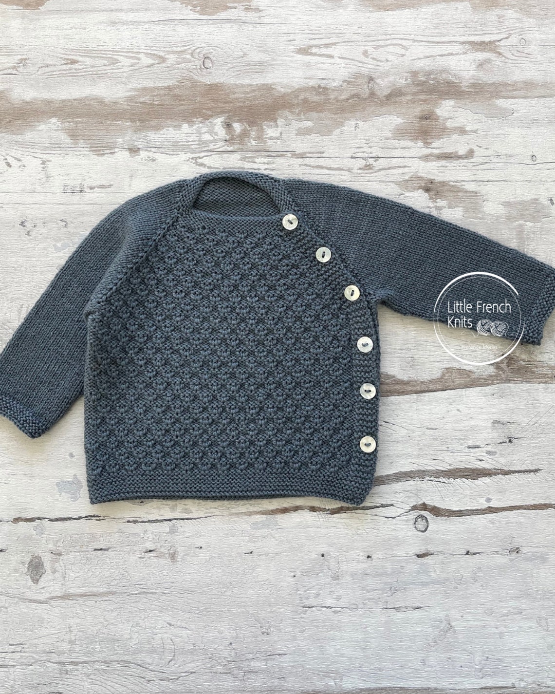 Knitting Pattern Baby Wool Sweater Instructions in English PDF Sizes ...