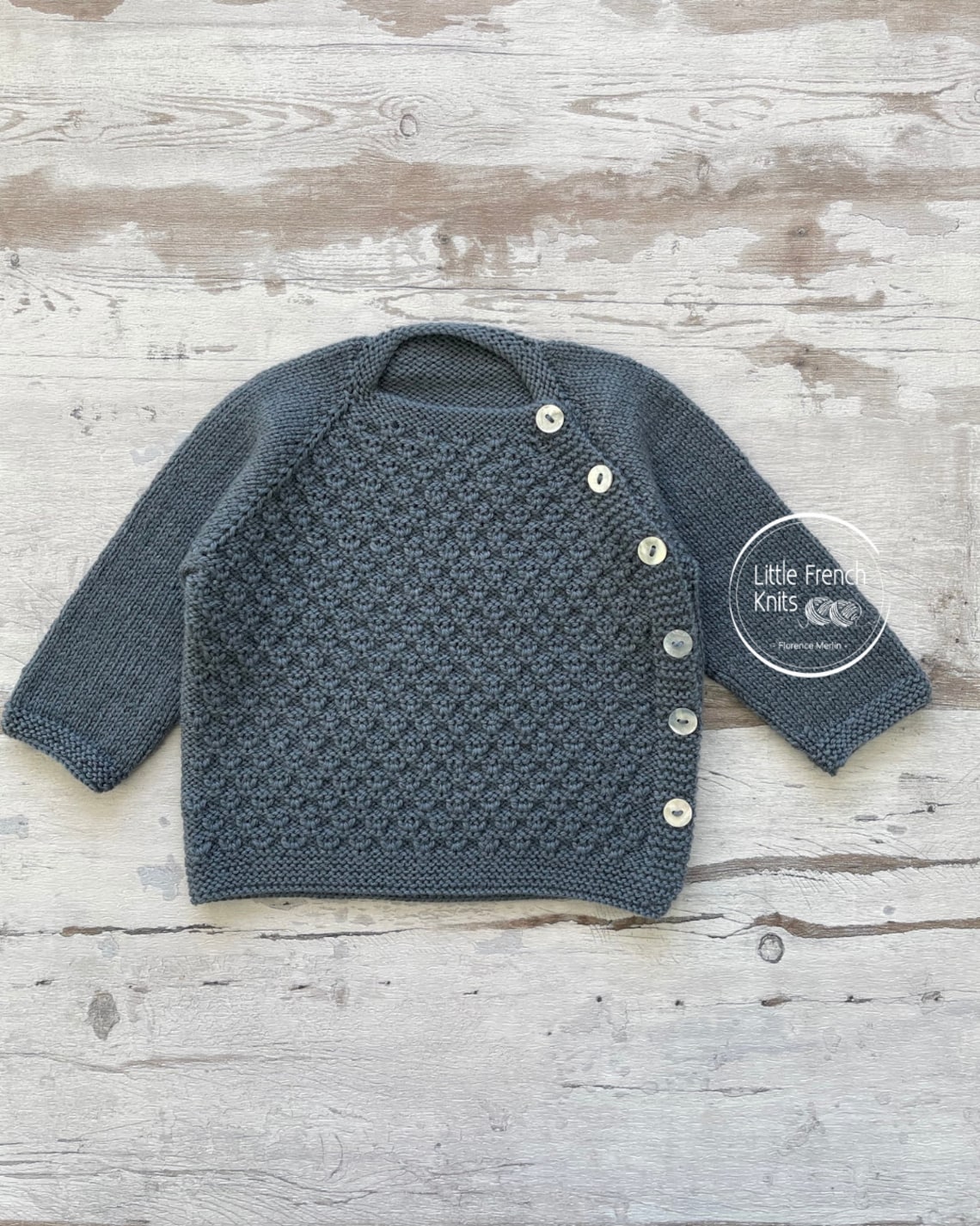 Knitting Pattern Baby Wool Sweater Instructions in English PDF Sizes ...