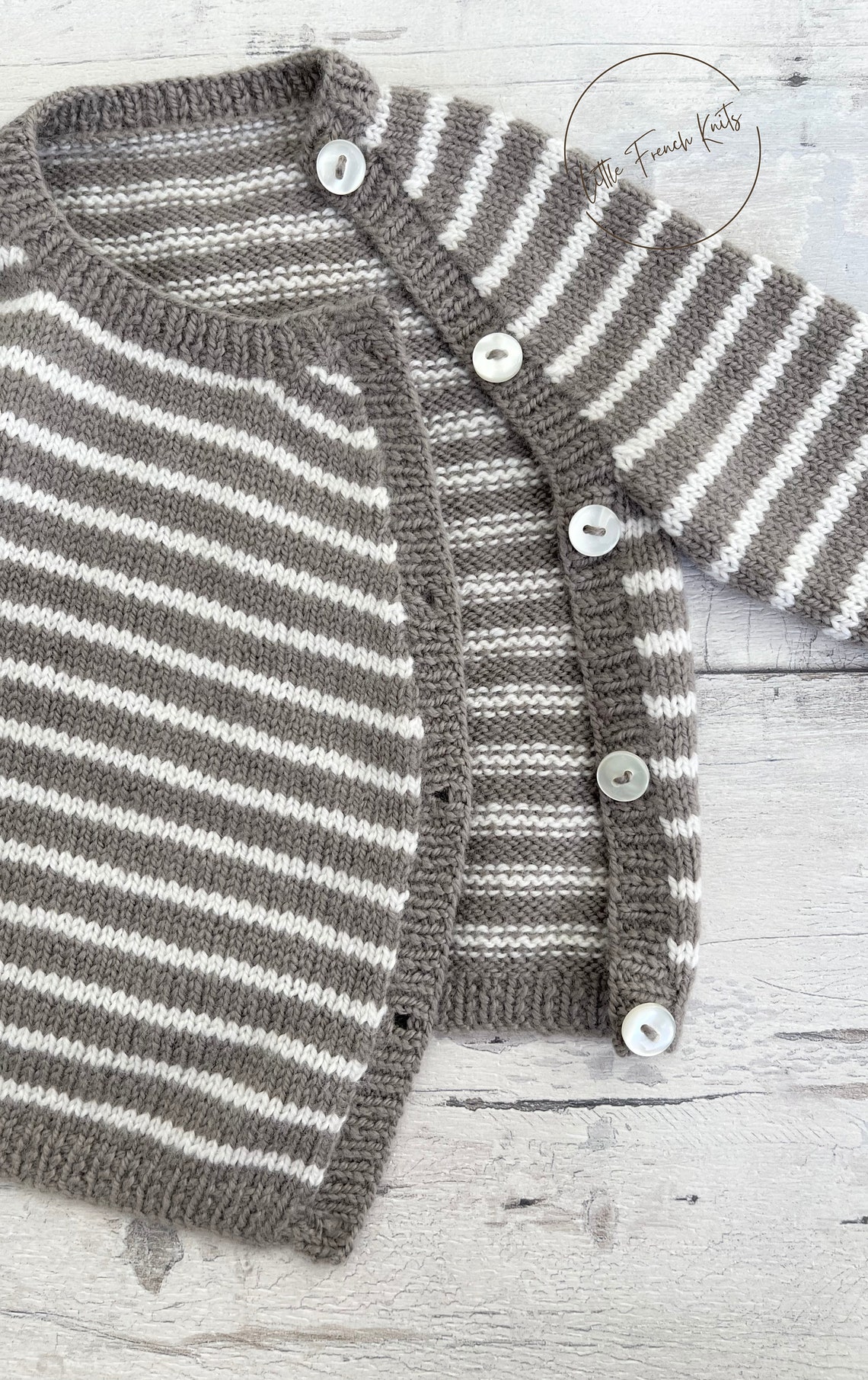 Knitting Pattern Baby Wool Sweater Cardigan Pants Instructions in ...
