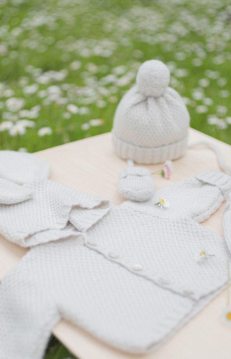 Knitting Pattern Baby Wool Coat Instructions in English PDF Sizes ...