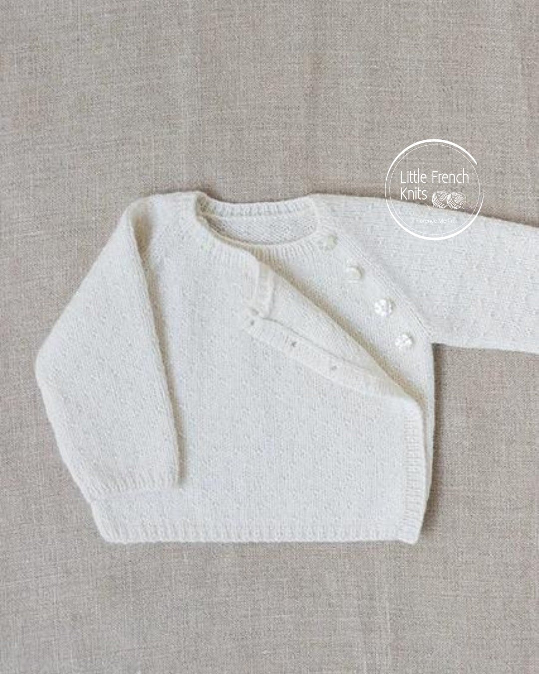 Knitting Pattern Baby Wool Cardigan Instructions in English PDF Sizes ...