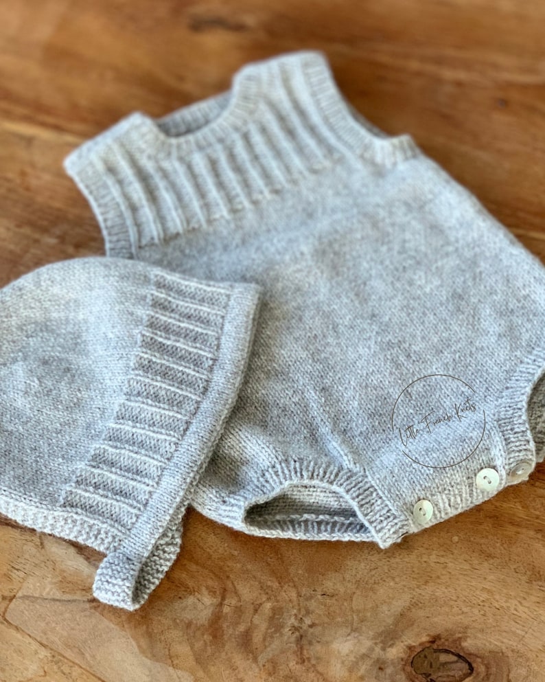 Baby Set / 2 Patterns / Knitting Instructions in English / PDF Instant ...