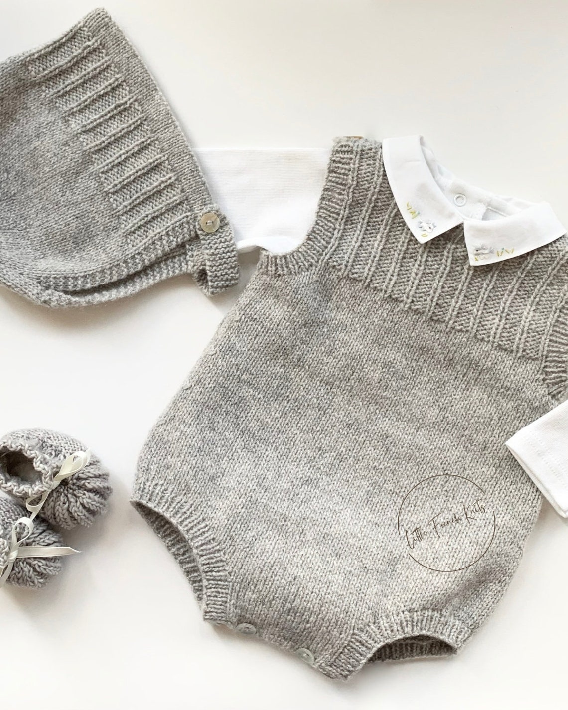 Baby Set / 2 Patterns / Knitting Instructions in English / PDF Instant ...