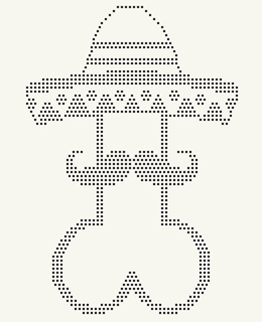 Crochet Pattern//penis Sombrero//bobble Stitch//graph and WRITTEN - Etsy
