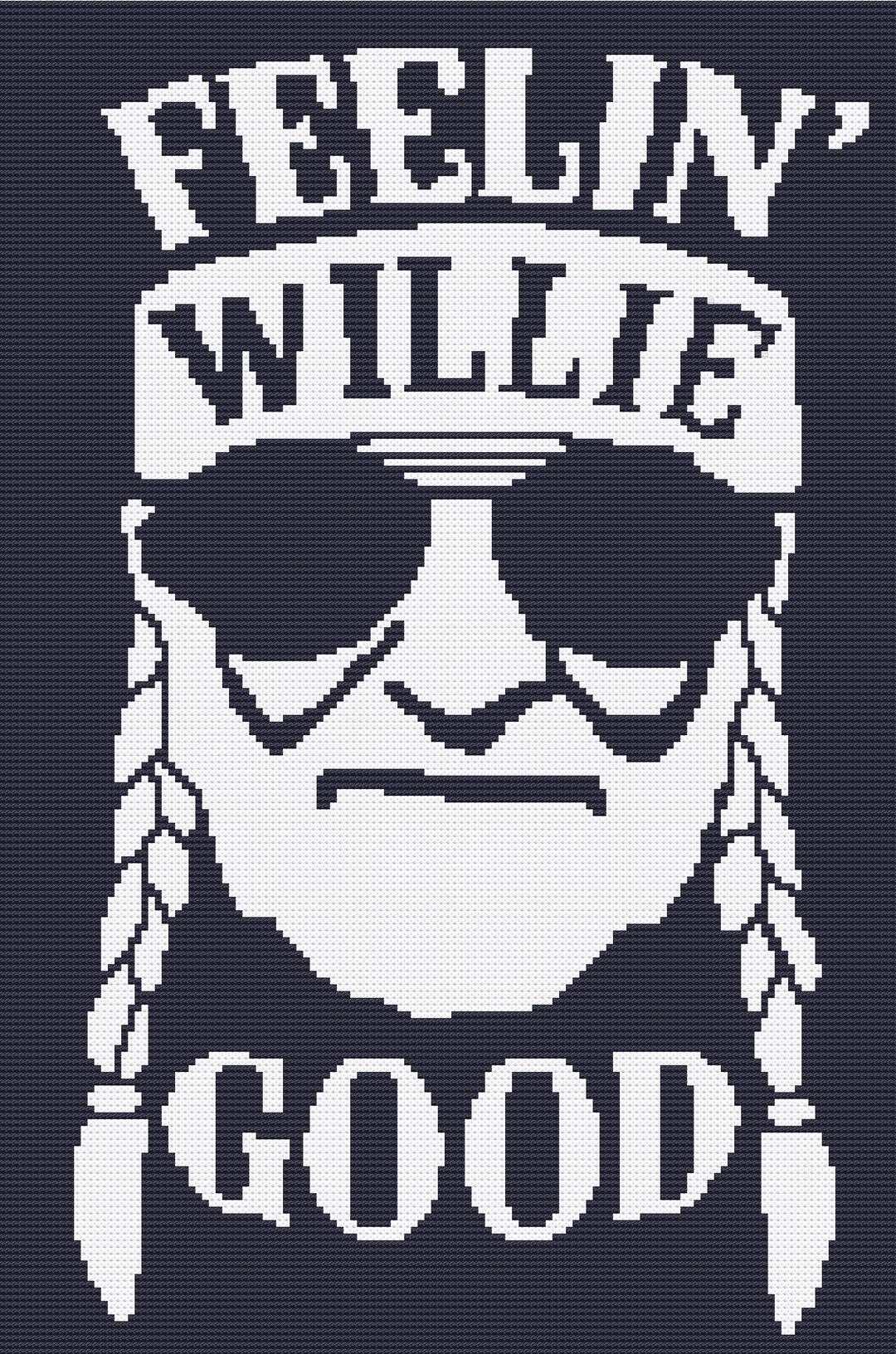 Crochet Pattern/feelin Willie Good/graph and Written Instructions ...
