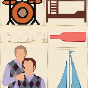 Crochet Pattern//boats 'N Hoes//bobble Stitch//graph and Written ...