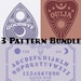 3 Crochet Pattern Bundle//ouija Bundle// Single Crochet Tapestry//graph ...
