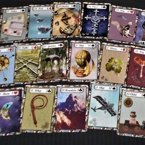 Victorian Steampunk Lenormand Fortune Telling Oracle 36 Cards by Lynn ...