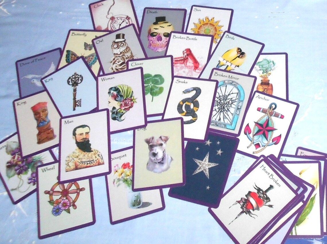 Bella Gypsy Fortune Telling Oracle 38 Cards by Lynn Boyle. - Etsy