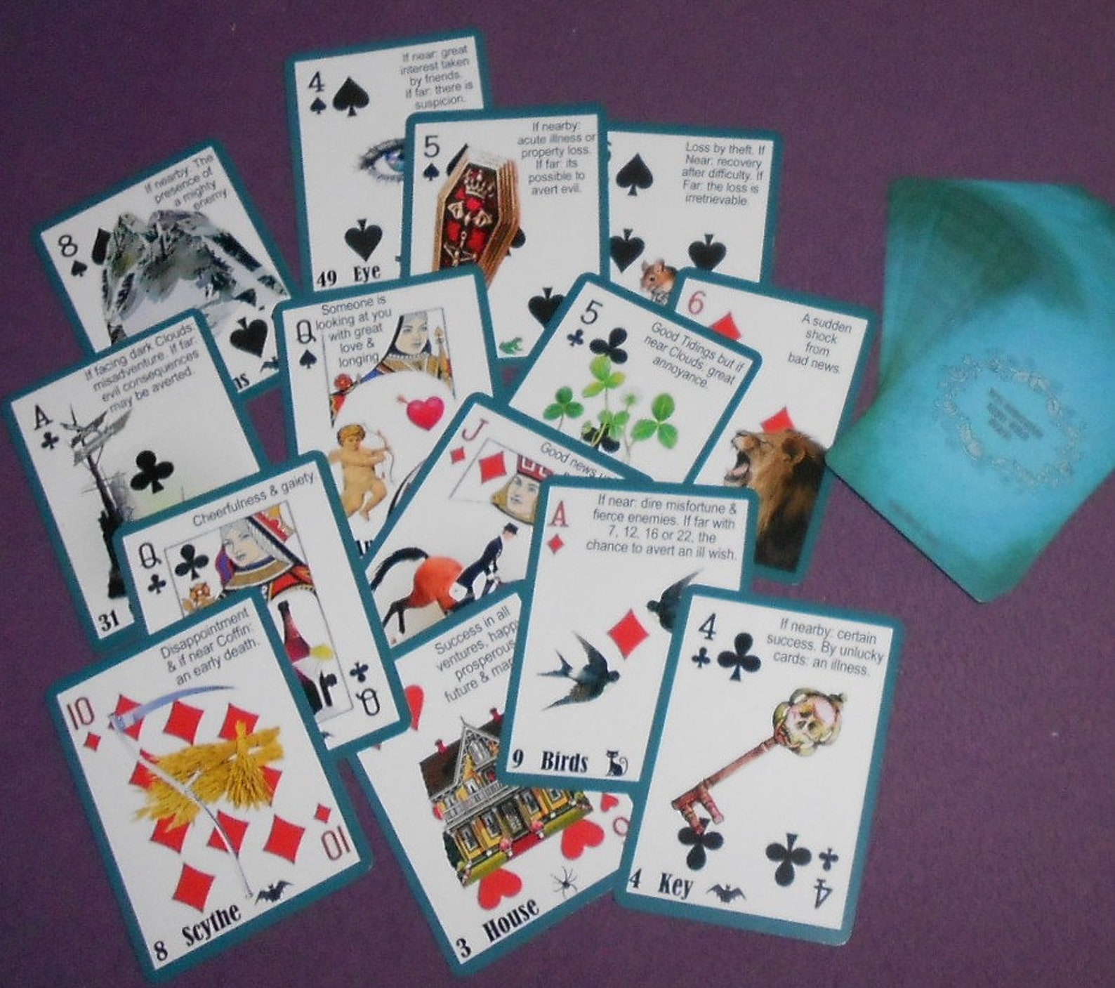 Next Generation Gypsy Witch Fortune Telling Oracle 52 Cards by | Etsy