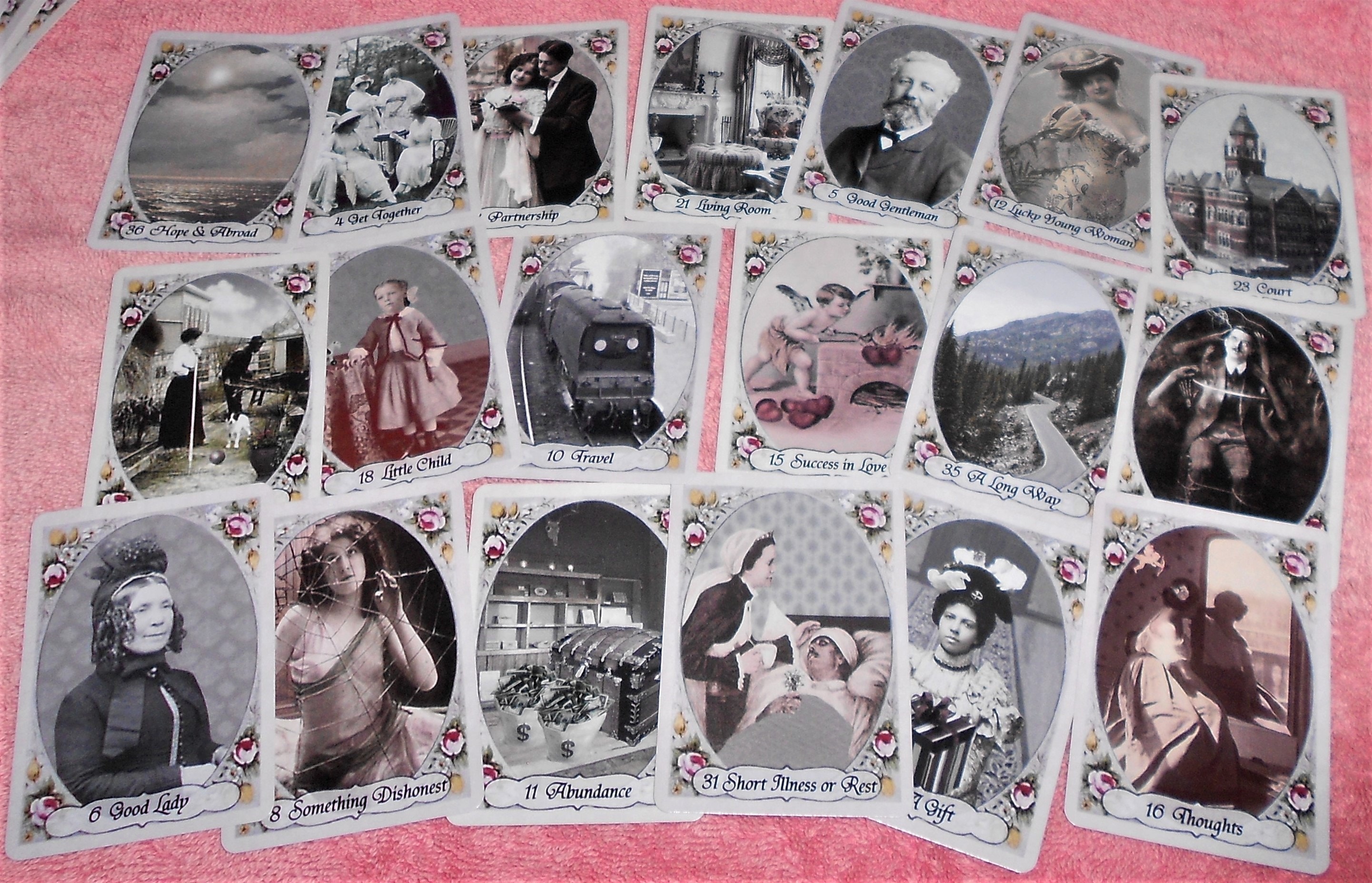 Days of Old Kipper 1920s version Fortune Telling Cards. | Etsy